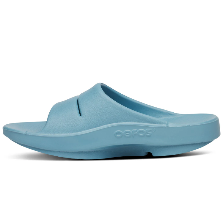 OOFOS OOahh Slide - Ocean Blue - Stan's Shoes