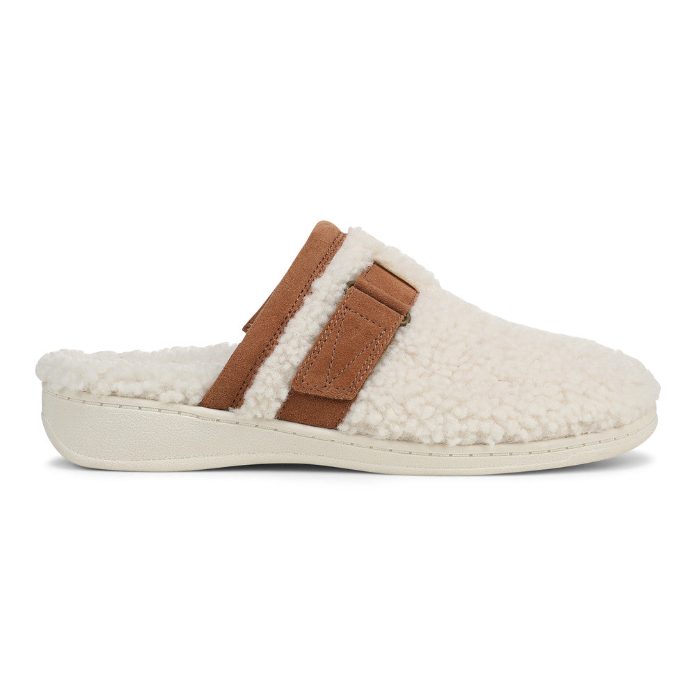 Women's Vionic Izzy Clog Slipper - Cream - Stan's Shoes