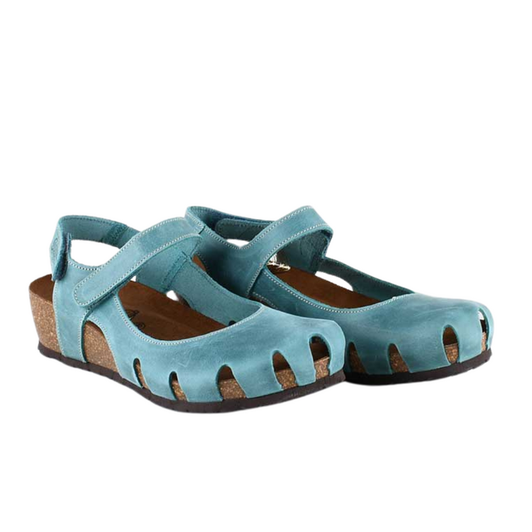 Women’s Sabatini 4009 Wedge Covered Toe Sandal – Jeans - Stan's Shoes