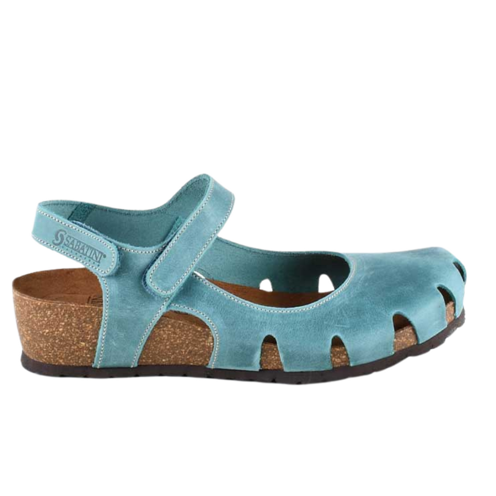 Women’s Sabatini 4009 Wedge Covered Toe Sandal – Jeans - Stan's Shoes