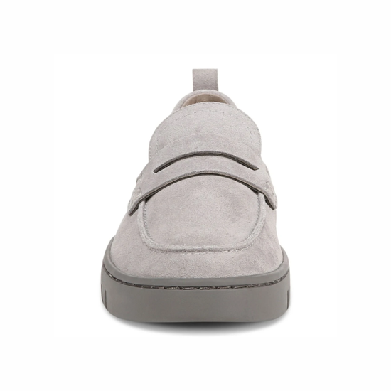 Women’s Vionic Uptown Loafer – Light Grey Suede - Stan's Shoes